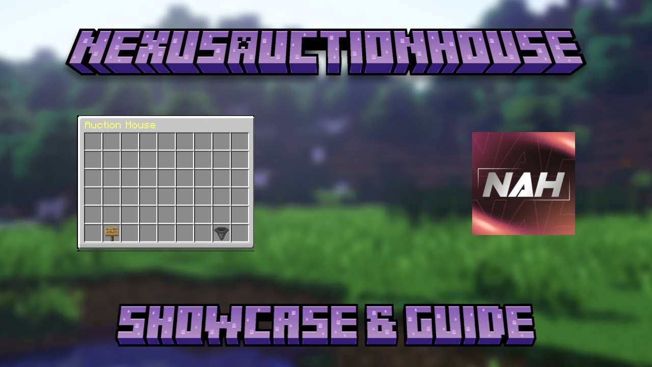 NexusAuctionHouse plugin showcase & user guide