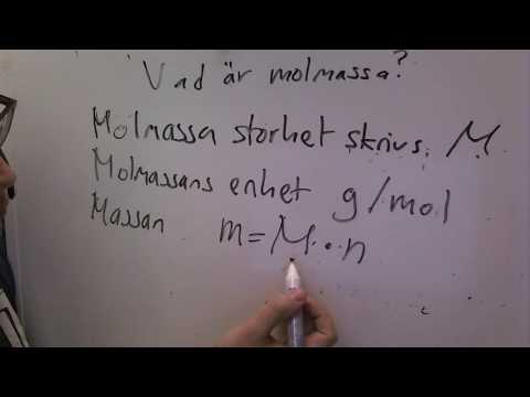 Lära nu | Vad är molmassa? Del 2.