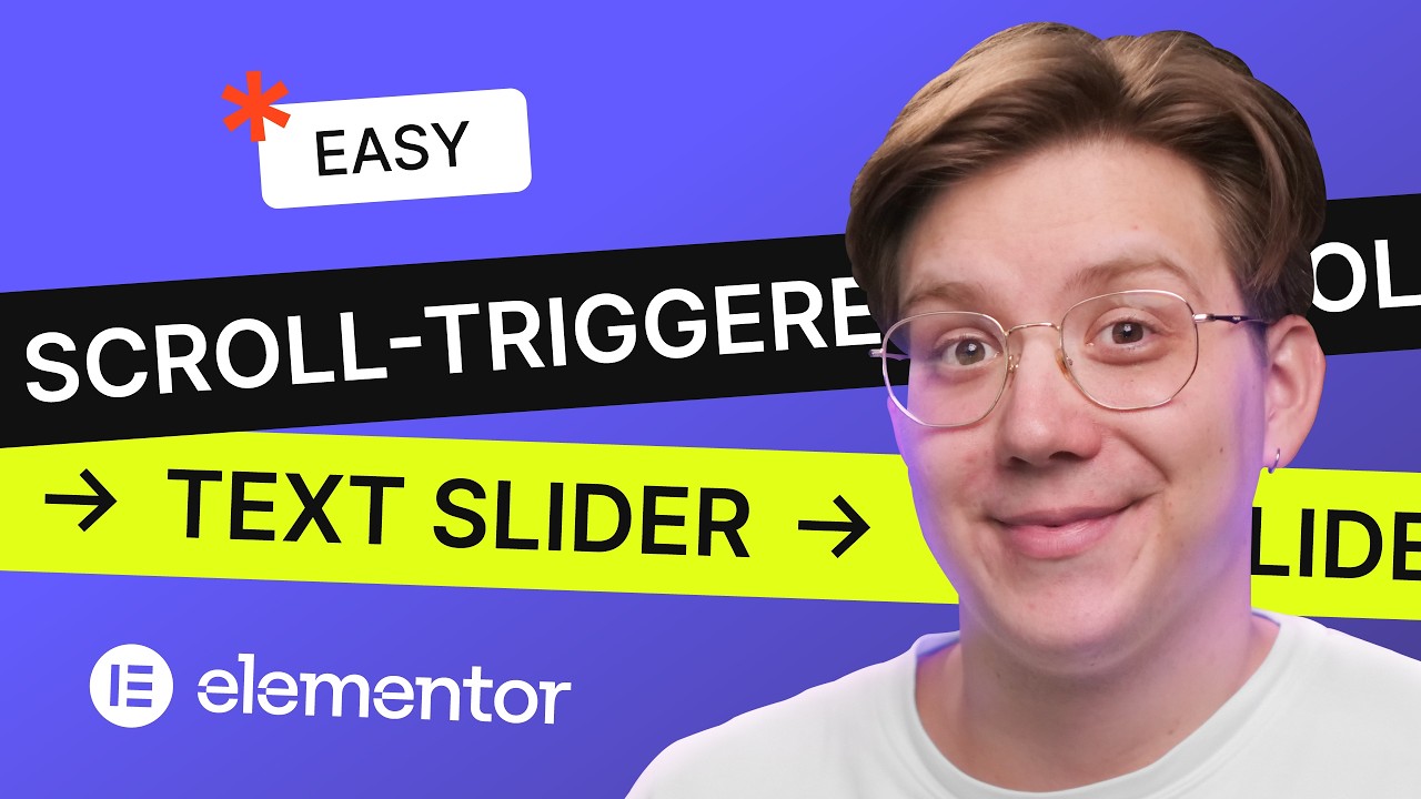 Create an Awesome Scroll-Triggered Slider in Elementor – Easy Beginner Tutorial (No Extra Plugins)
