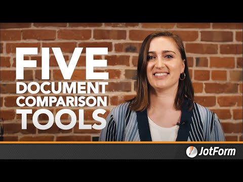 35+ useful document and file comparison tools for 2025 | The Jotform Blog
