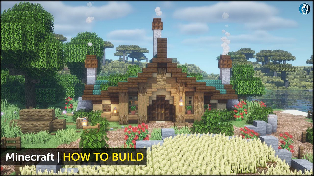Minecraft How to Build an Elven House (Tutorial) - Minecraft Builders