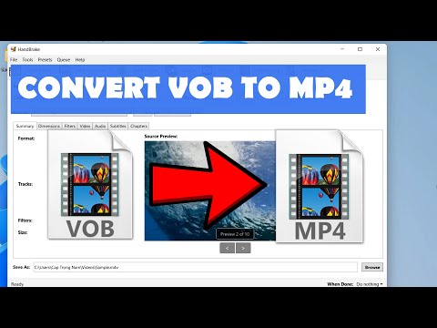 How To Convert A VOB File To MP4 using Handbrake