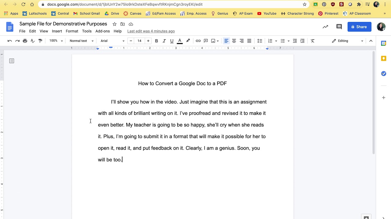 How to Convert a Google Doc to a PDF