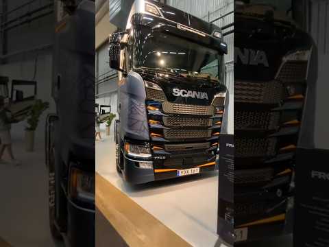 2024 SCANIA 770S Frostfire edition engine & exterior look 😎🔥🔥 #scanias730 #scaniav8power #scania