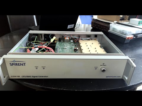 SPIRENT GSS6100 GPS Simulator Teardown and RS-232 command Testing, Part1.