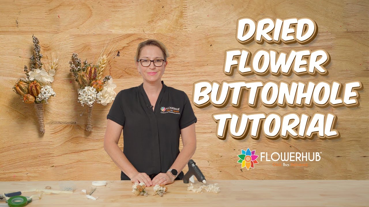 DIY Dried Flower Buttonhole and Corsage | FLOWERHUB