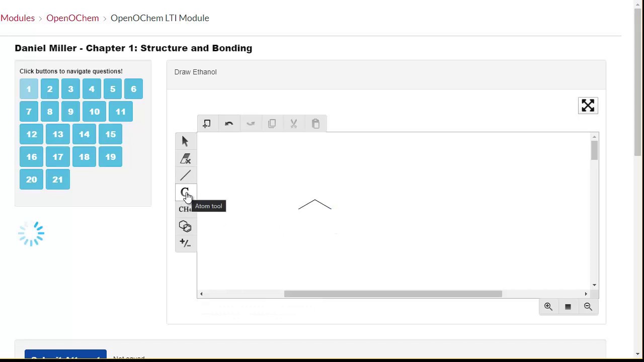OpenOChem tutorial on drawing neutral and charged organic compounds