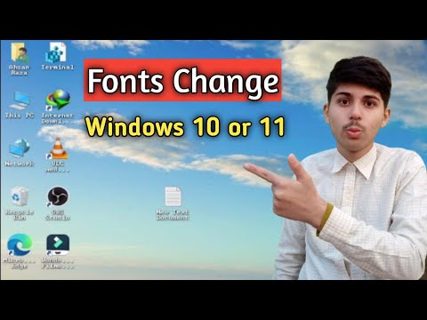 How to Change Font Style in Windows 10 or Windows 11 On Pc Laptop