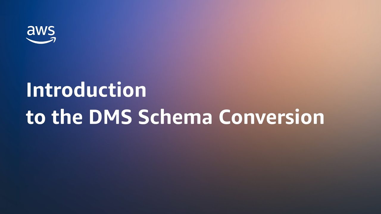 Introduction to the DMS Schema Conversion | Amazon Web Services