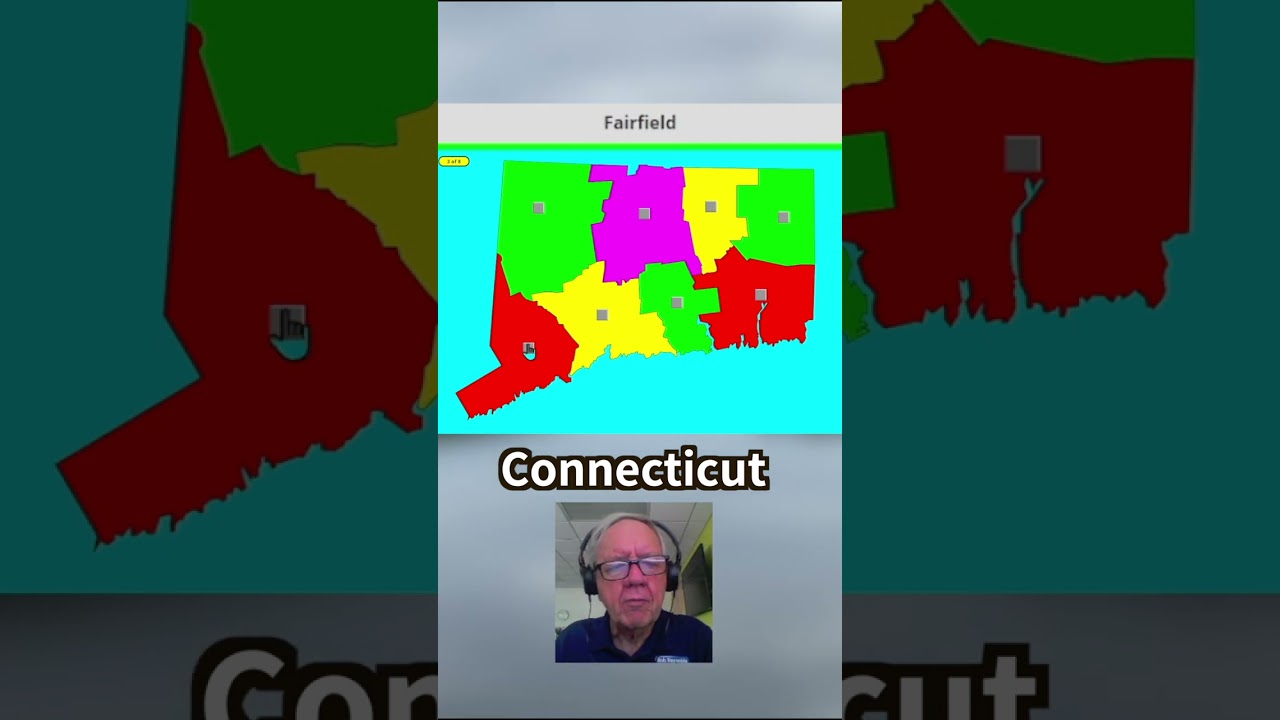 Learn the Counties of Connecticut! #clickandlearn #clickandlearnsoftware #connecticut #geography