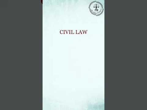 Meaning of the term Civil Law | Adv. Melisa Rodrigues