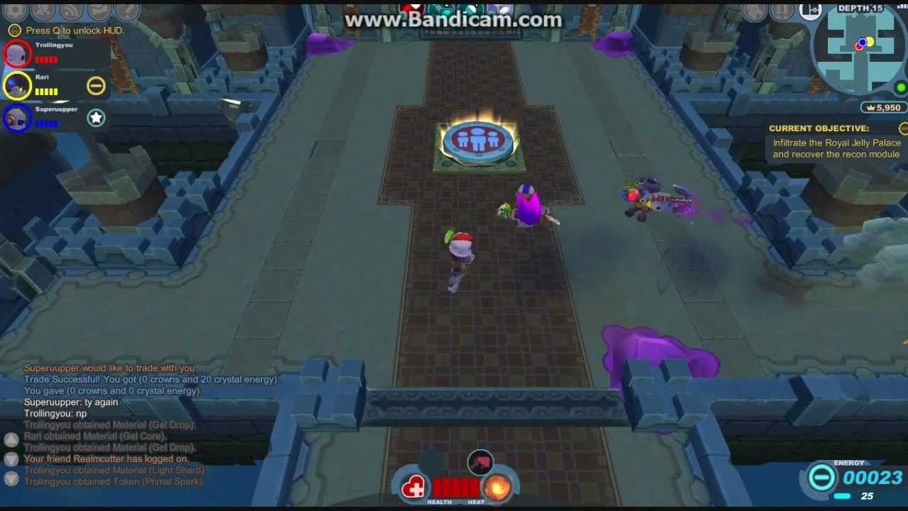 Spiral Knights - Royal Jelly Palace in Proto Armor/Shield (Part 2)