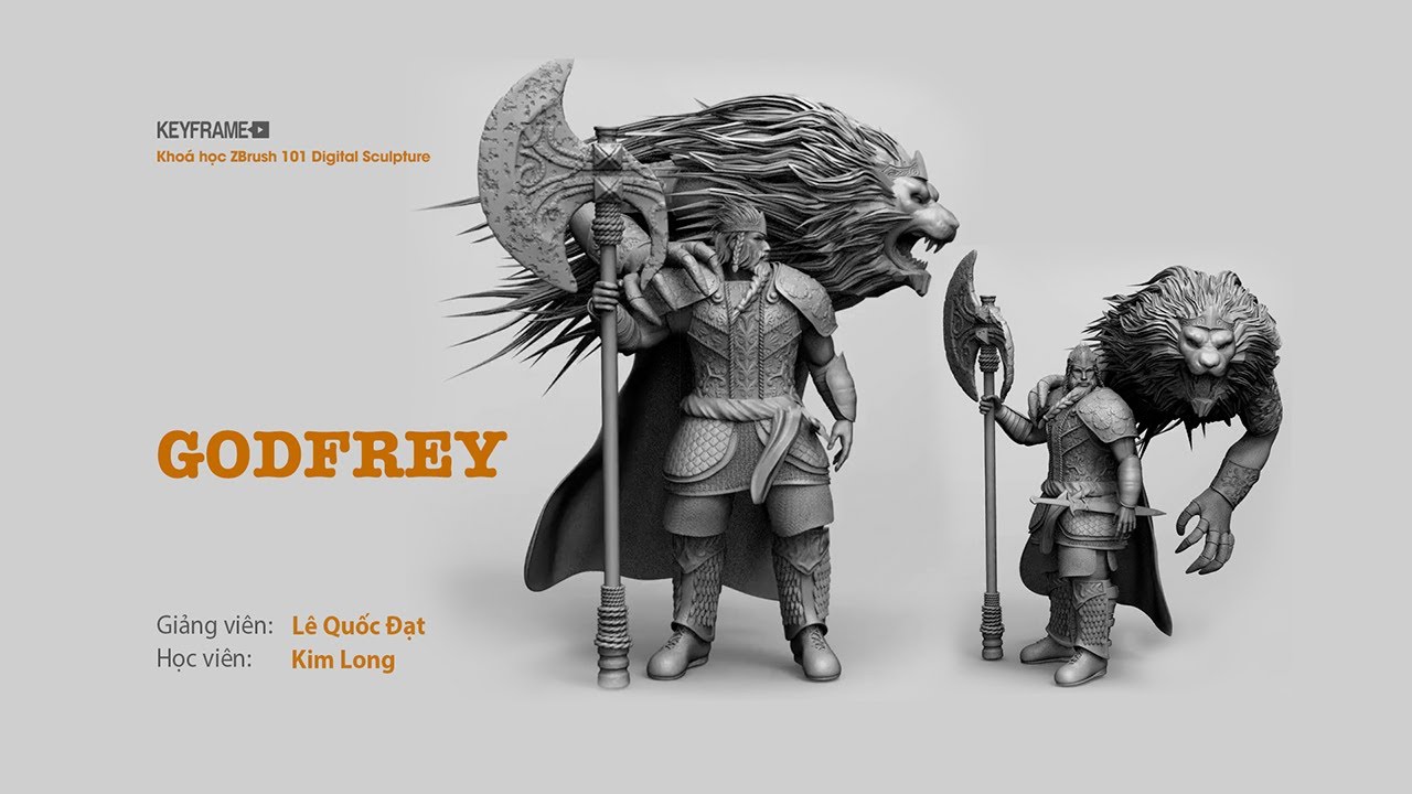 Khóa học ZBrush Character Sculpture - Keyframe