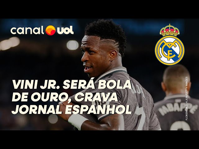 Jornal AS crava Vinícius Júnior como ganhador da Bola de Ouro