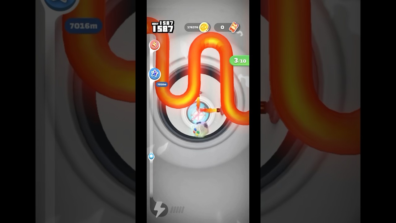 Fluffy Fall World Record 1625 pts 🏆 #gaming #whatsapp #gameplay