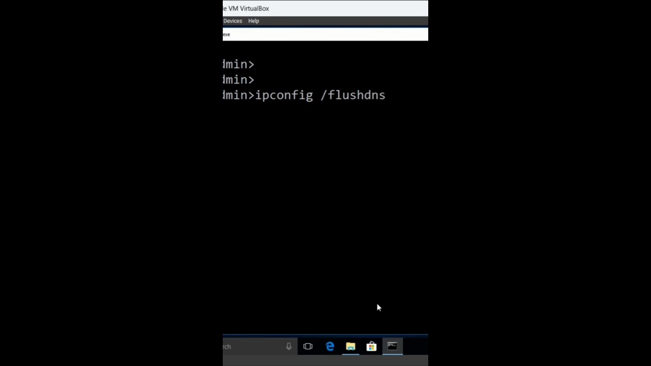 ipconfig command - Reset DNS cache (clear name to IP entries)