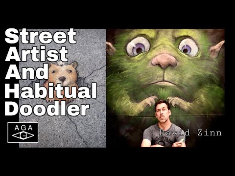 Street Artist And Chalk Paintings By Artist David Zinn #StreetArt #Painting