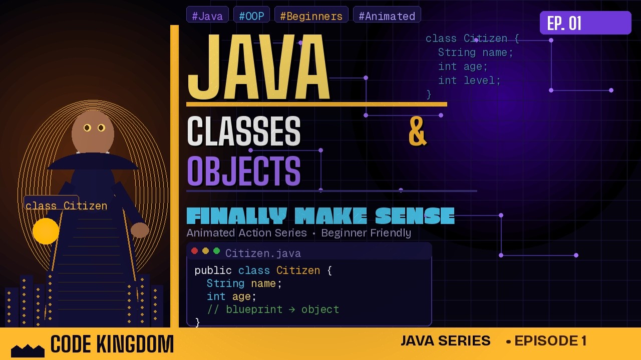 Java Classes & Objects FINALLY Make Sense | Code Kingdom Episode 1 (Animated)