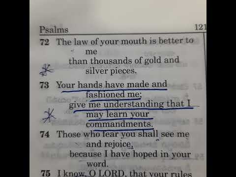 PSALMS 119:73