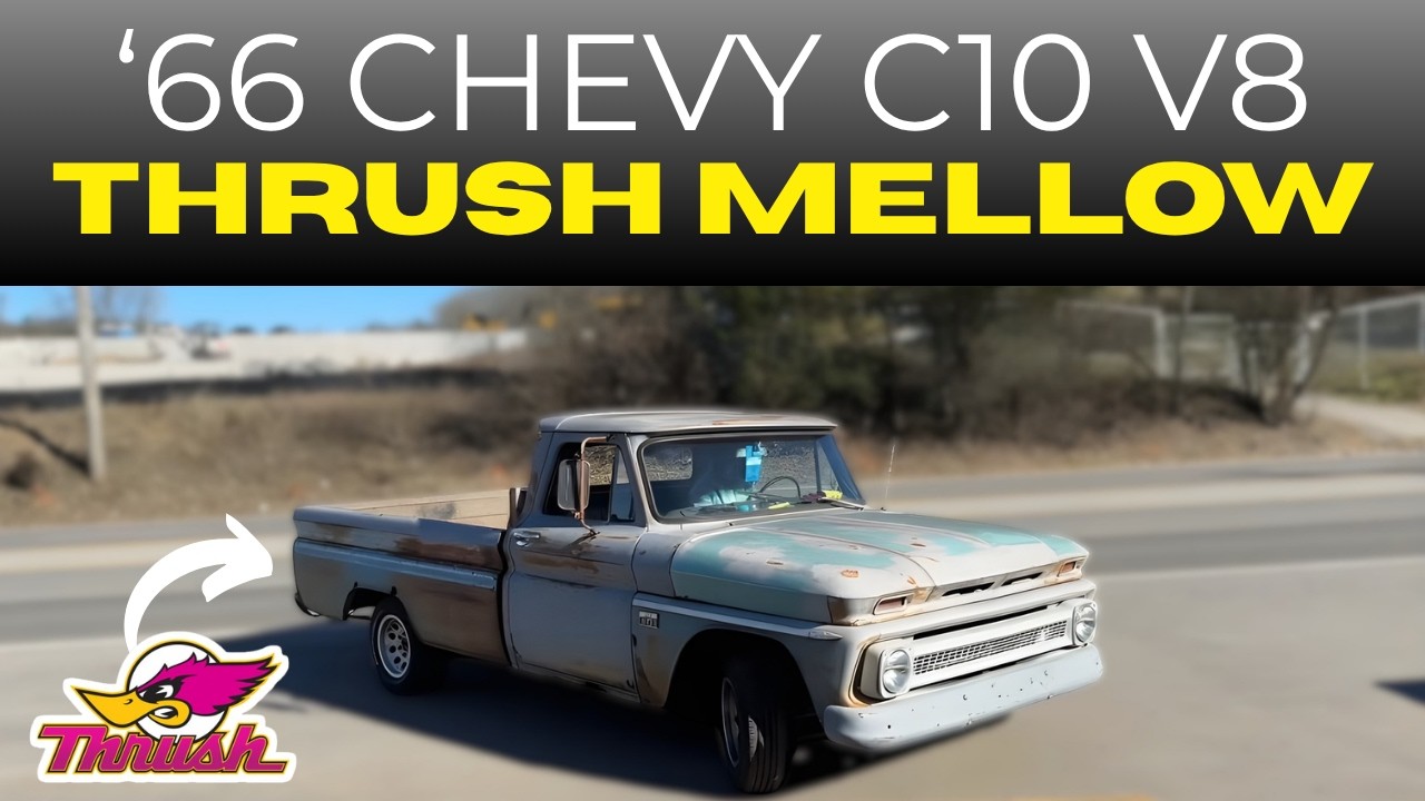 1966 Chevy C10 V8 w/ Thrush Mufflers!