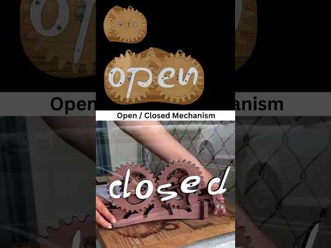 Useful prototype for your shop - Open Closed Mechanism #3ddesign #cad #mechanism #mechanical #gear