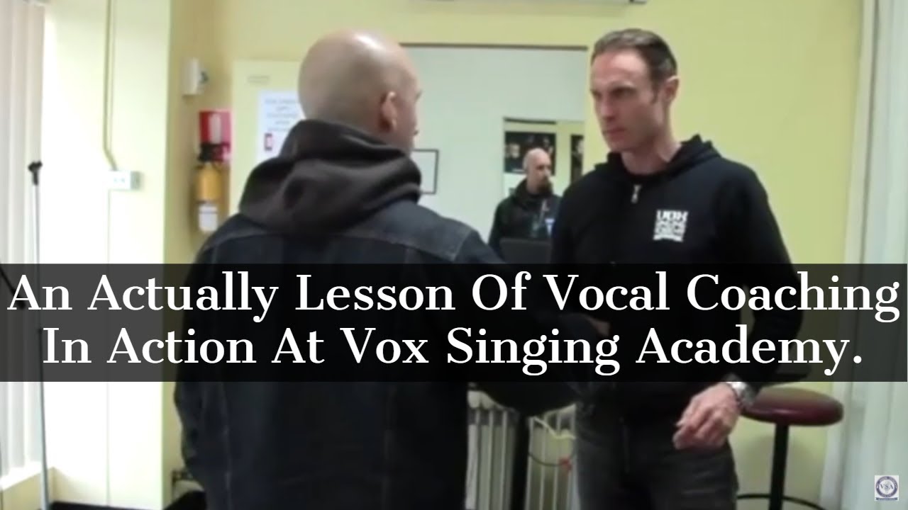 An Actually Lesson Of Vocal Coaching In Action At Vox Singing Academy.