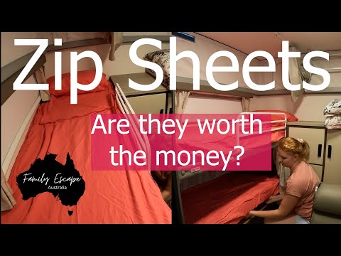 Zip Sheets Caravan Bunk Bedding Review