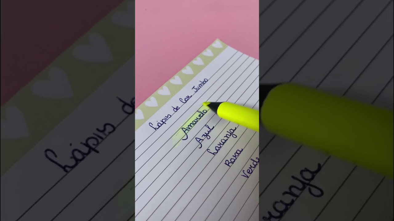 O Lápis ideal para Marcar Texto em folhas mais finas!