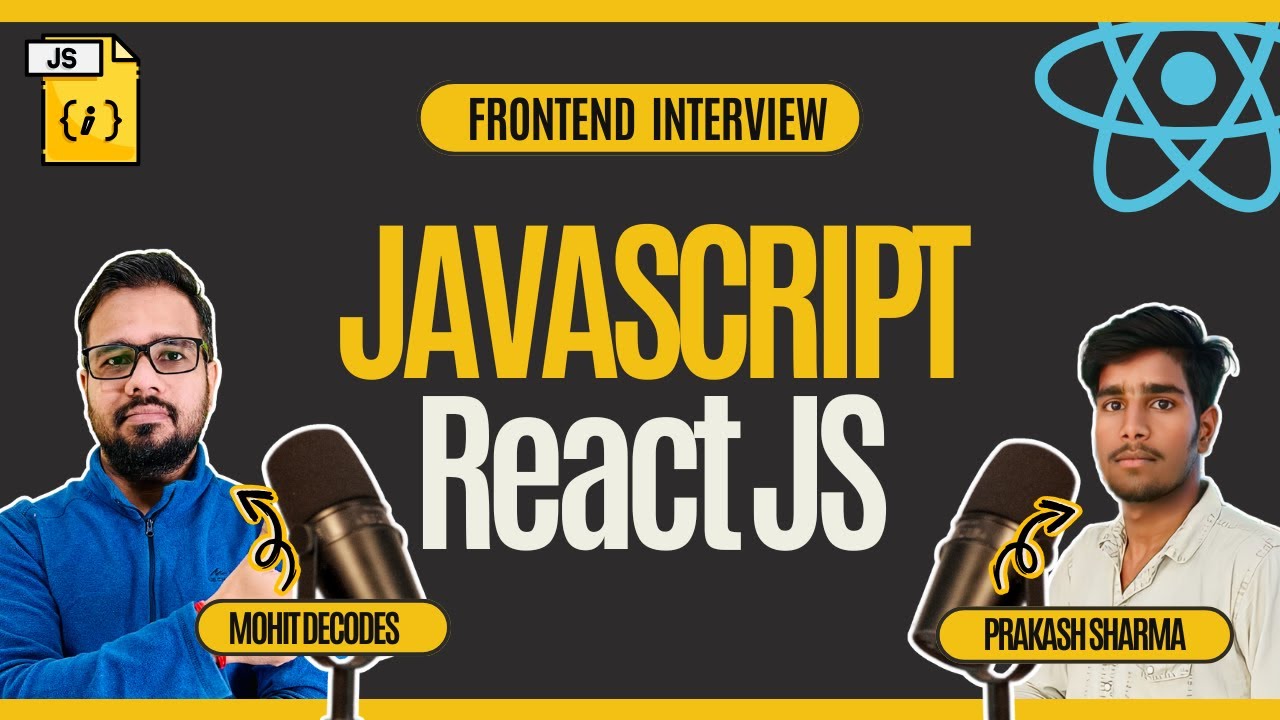Frontend Developer Mock Interview for Freshers | HTML, CSS, JavaScript & React