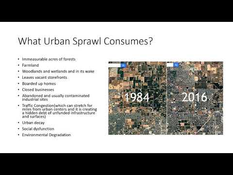 Urban Sprawl PPT Project - Environmental Systems SCI100-90/91 SP20