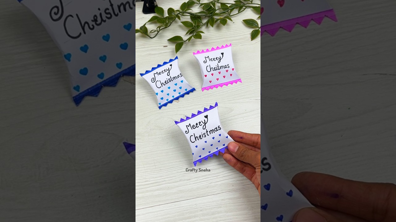 DIY-Christmas Gift ideas | Easy christmas merry christmas greetings card #diy #christmasproject