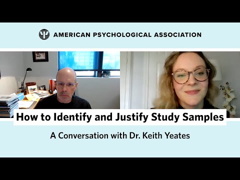 Constraints on Generality Statements - A Conversation with Dr. Keith Yeates