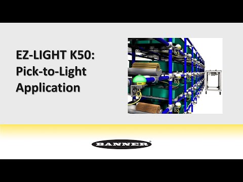 Banner Engineering - K50L2RGBKQ - Indicator Light, Programmable, 50mm, IO-Link, 18-30VDC, 4pin ...