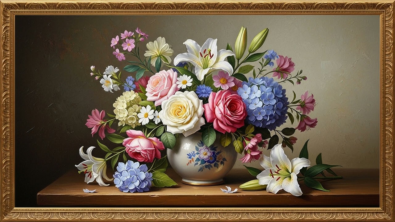 Luxury Art Screen for Home Décor | 4K Timeless Canvas