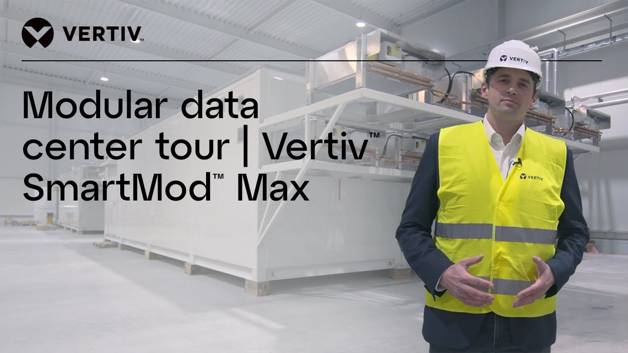 Prefabricated Modular Data Center Tour  |  Vertiv™ SmartMod™ Max