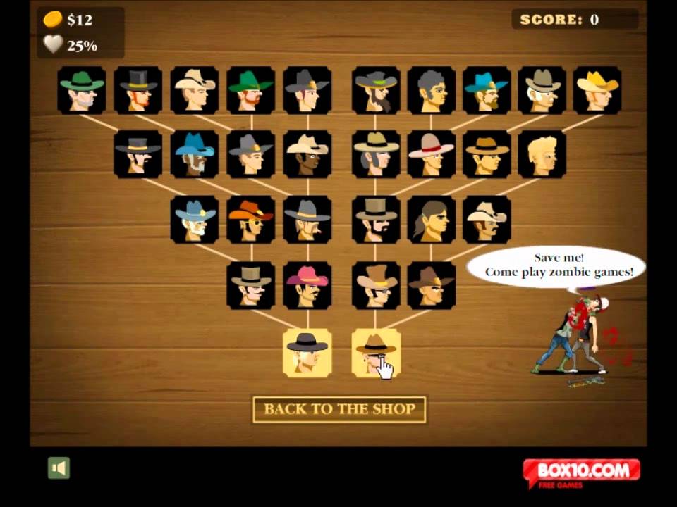 Cowboy Duel - Flash Game - Gameplay