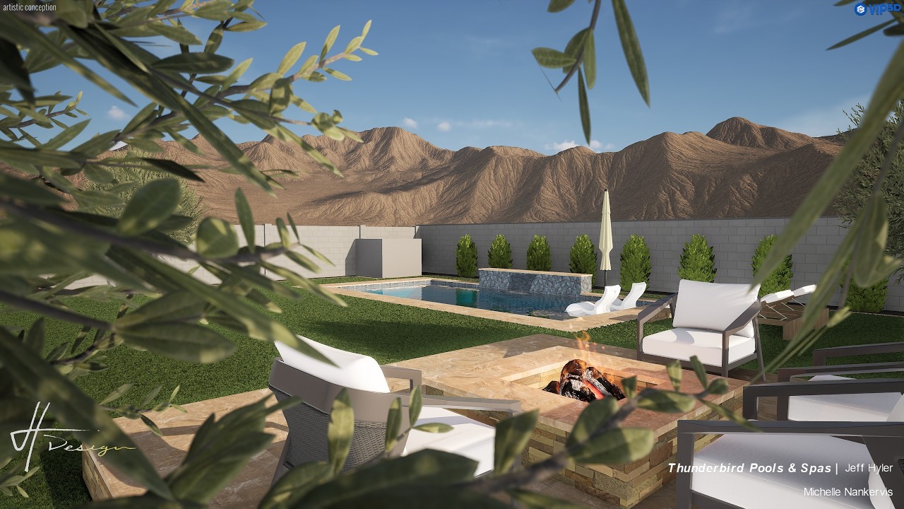 Nankervis Design Concept Revised- Thunderbird Pools & Spas