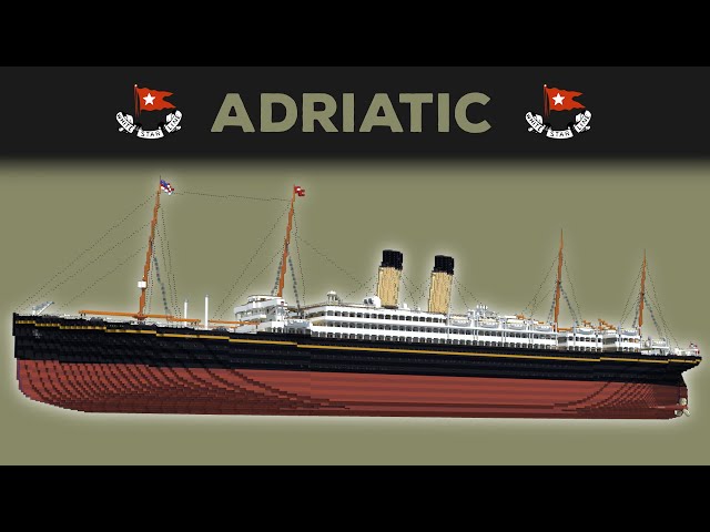 RMS Adriatic 1907 Minecraft Map