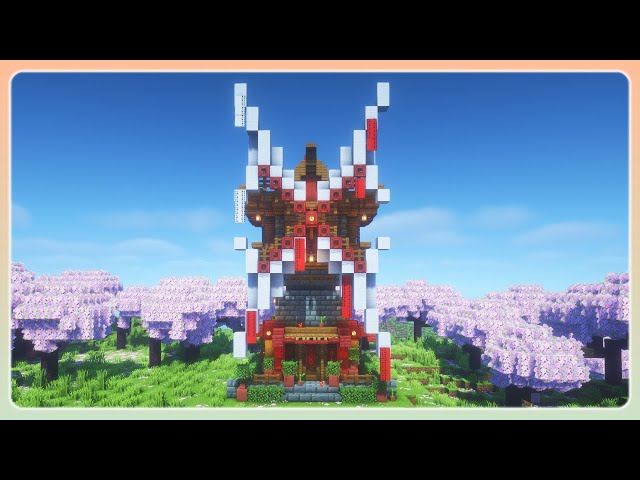 Japanese Windmill Minecraft Map