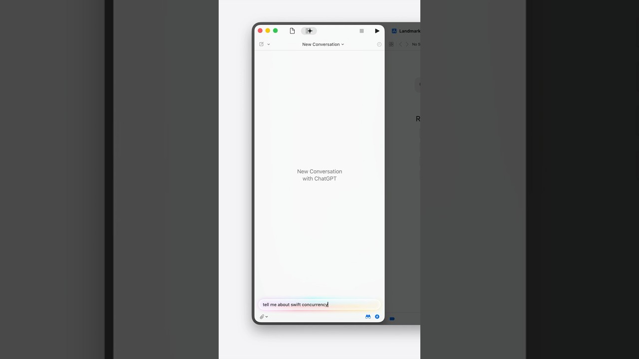 Large language models in Xcode