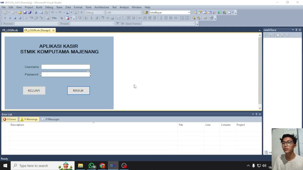 Aplikasi Kasir Sederhana - Visual Basic Menggunakan DataBase MS. Access