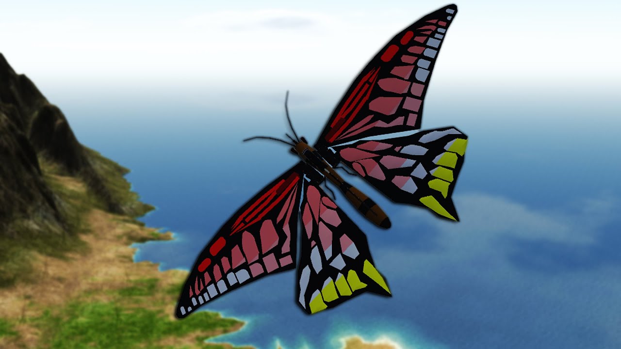 BUTTERFLY PLANE MOD | Simple Planes #2