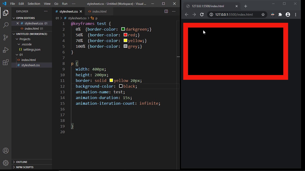 CSS Animations Tutorial Part 2 - Looping the effect