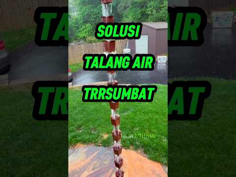 Pengganti Talang Air #shorts #informasi #talangair #solusi #rantai #rain