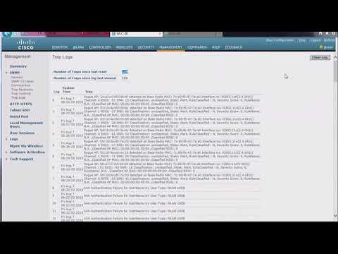 3 6 WLC GUI Logs, SNMP Traps CCNA Wireless 200 355
