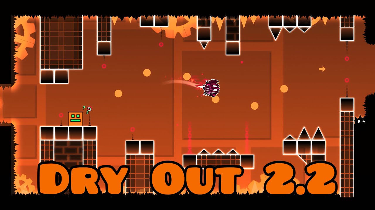 “Dry Out 2 2” by GDFarzad (ALL COINS) | Geometry Dash 2.2 Main Level #4