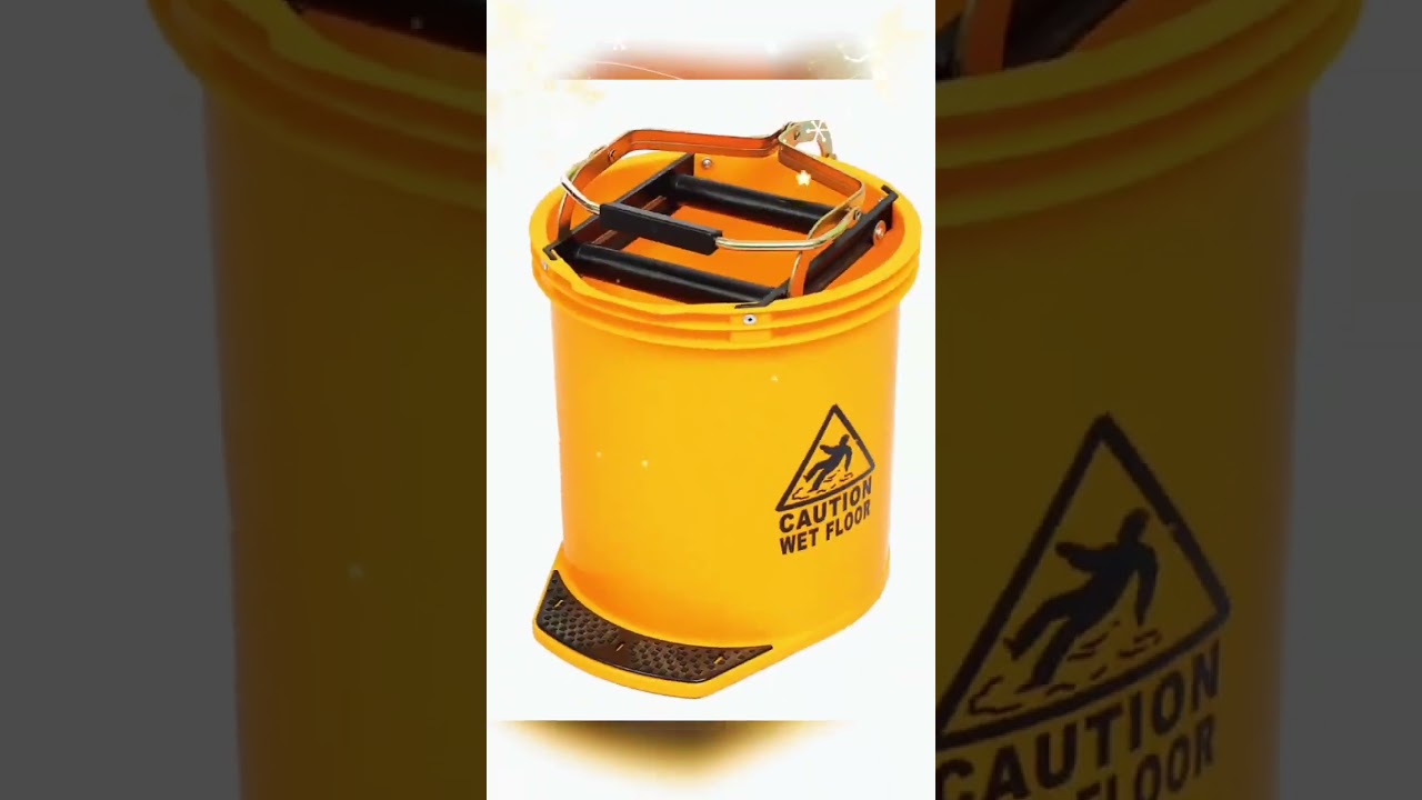 Popular step-on mop cleaning bucket.#cleaner #mop #bucket #cleaningequipment