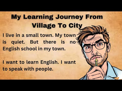 My Learning Journey From Village To City || Graded Reader || Improve Your English || Listen English