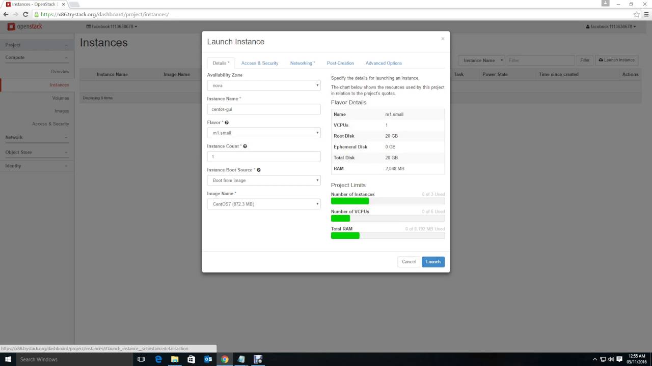 Openstack - 15.Linux GUI Console (Gnome) Installation on Cloud Instance on trystack Part 1