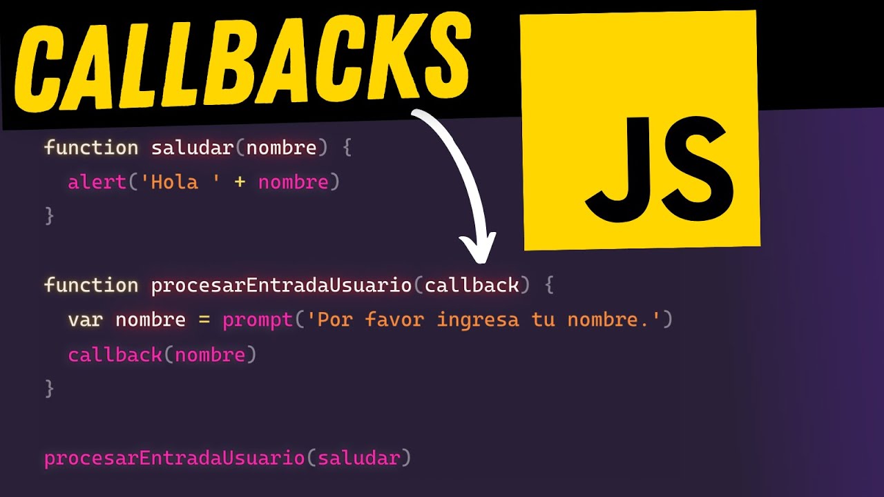 📖 ¿Qué es un callback en JavaScript? Tutorial desde cero